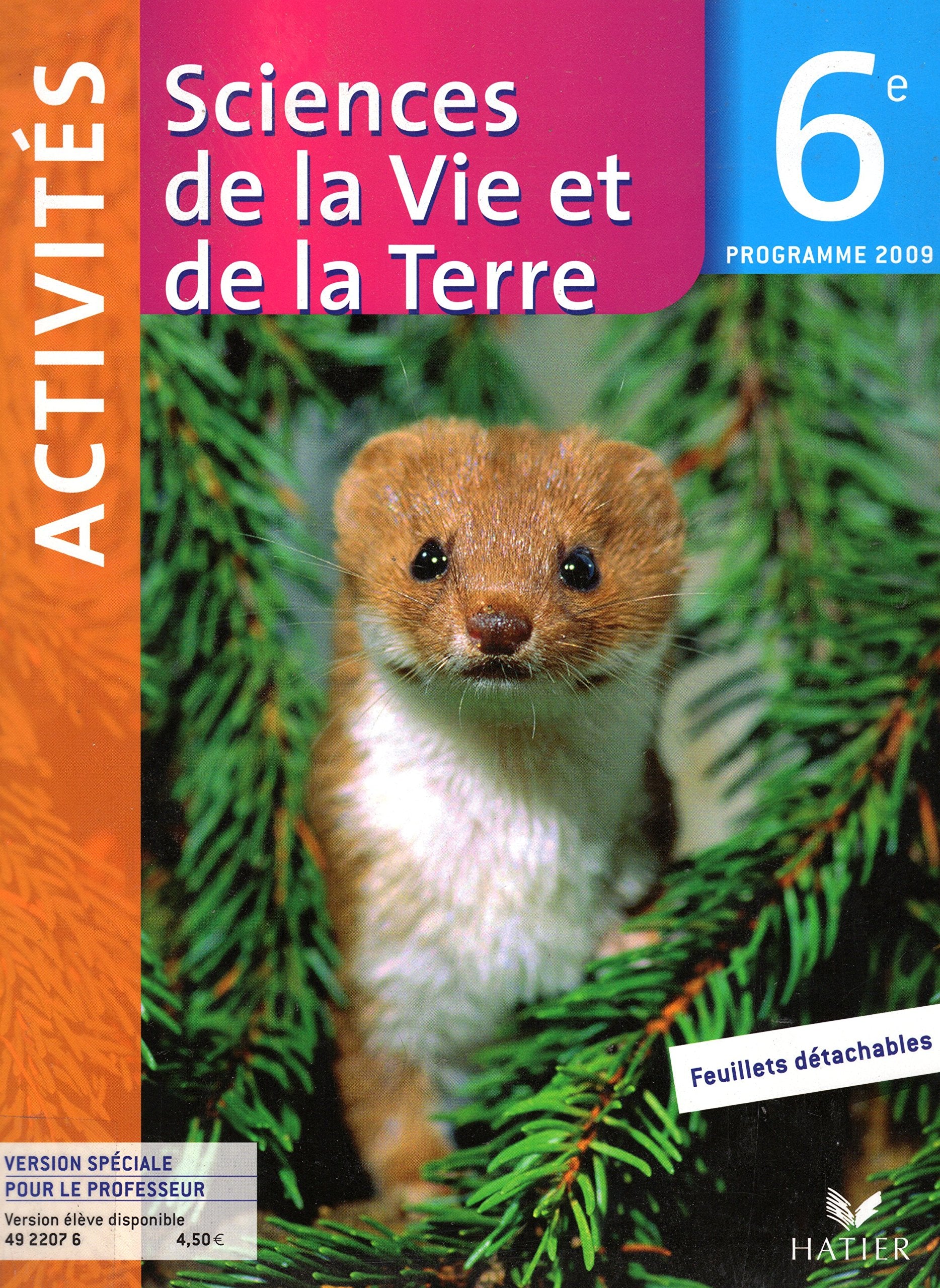 Fichier Activités SVT 6ème
